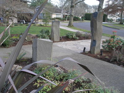 Bronze Basalt Columns | Stone Columns & Bowls