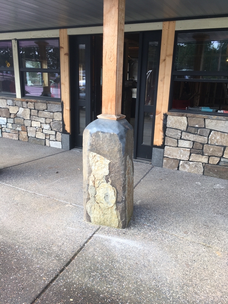 Basalt Column Post Bases - NEW ITEM! | Stone Columns & Bowls