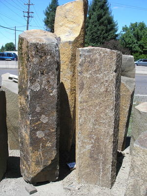 Bronze Basalt Columns | Stone Columns & Bowls