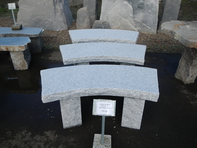 Classic Granite Garden Benches | Stone Garden Furniture and Elements